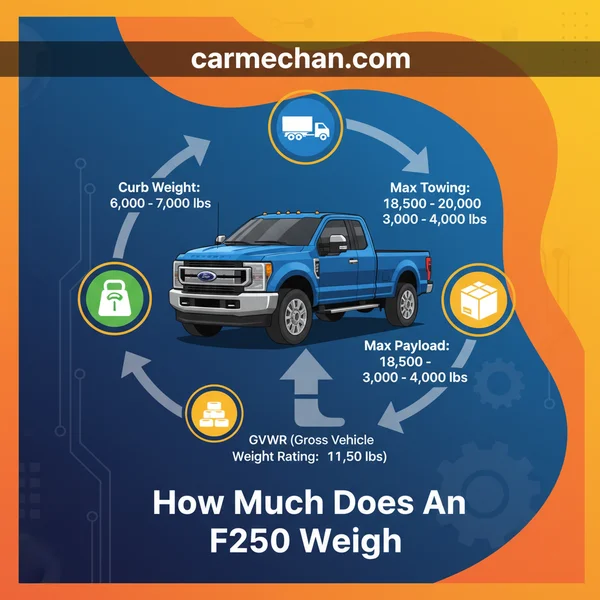 Ford F-250 Weight: Curb, GVWR, Payload, & Towing Specs 2026